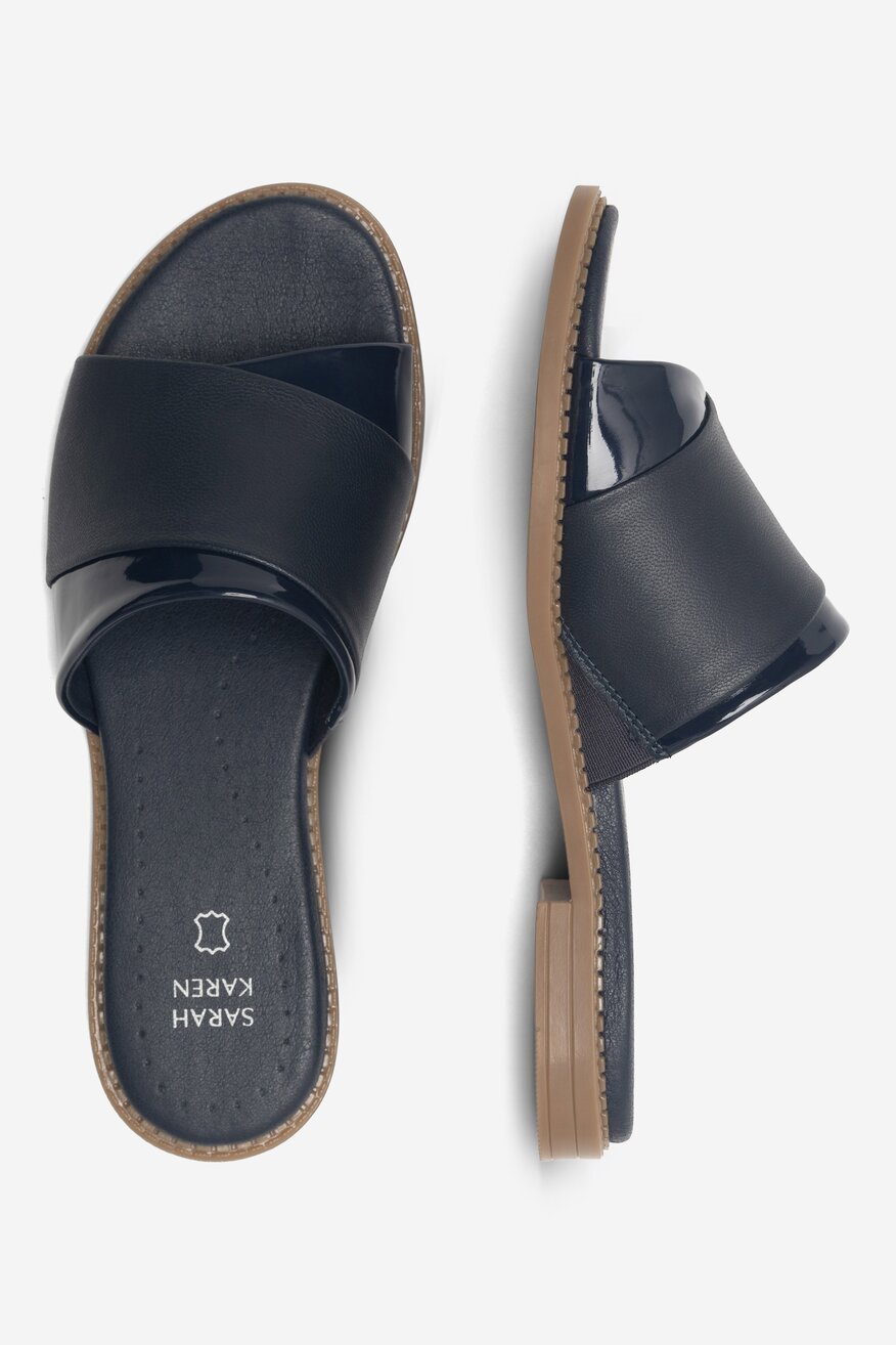 Klapki Sarah Karen EST-FIONA-04 Granatowy - CCC.eu