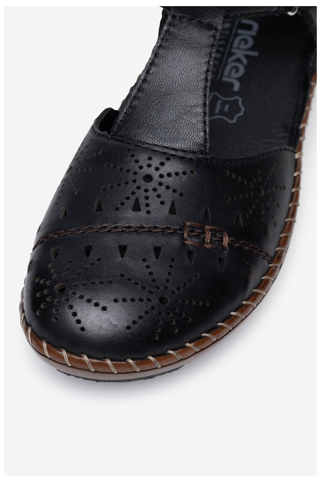 Sandále Rieker 44882-00 ČIERNA - ccc.eu/sk