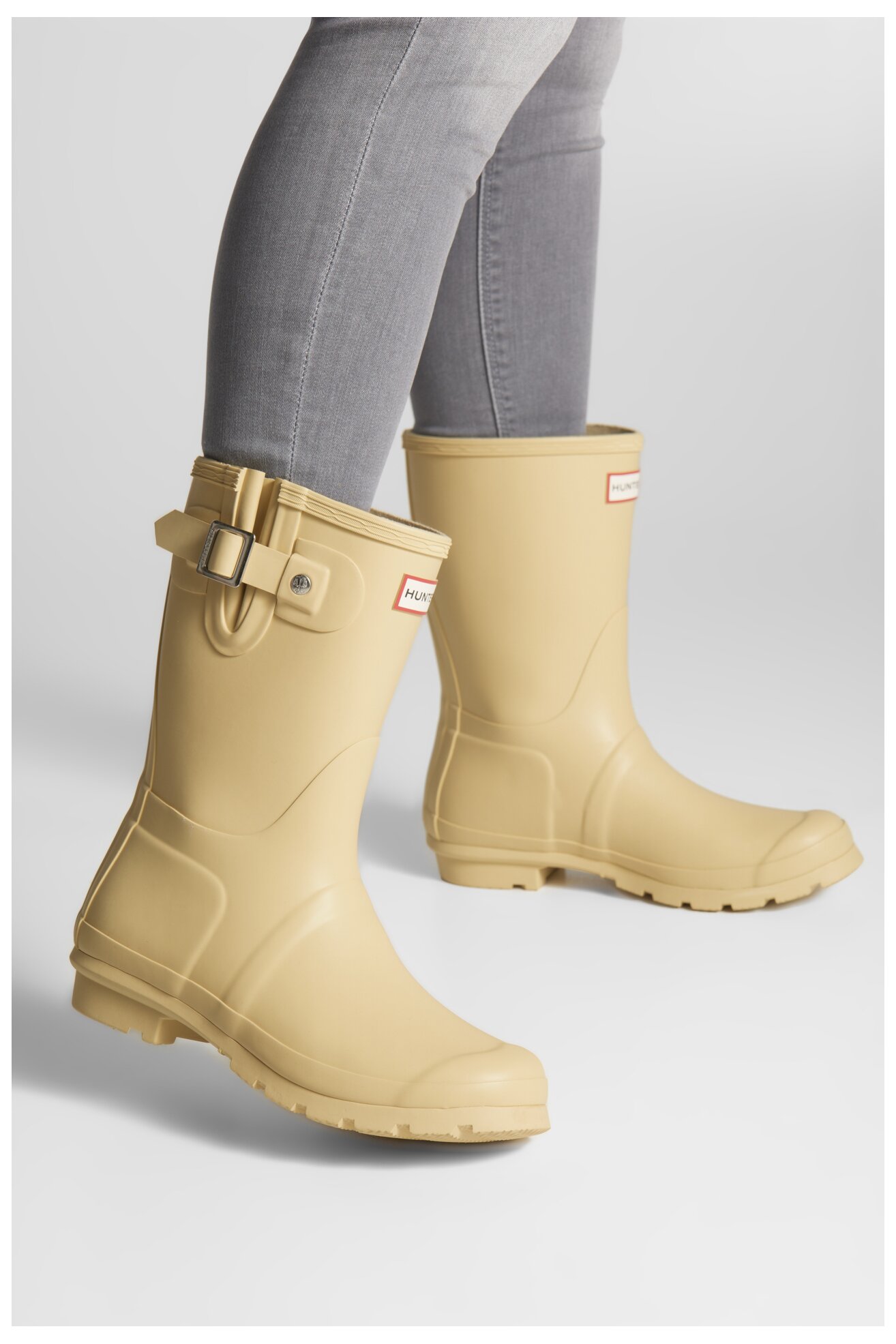 Kalosze HUNTER HFW-002 Kremowy - CCC.eu