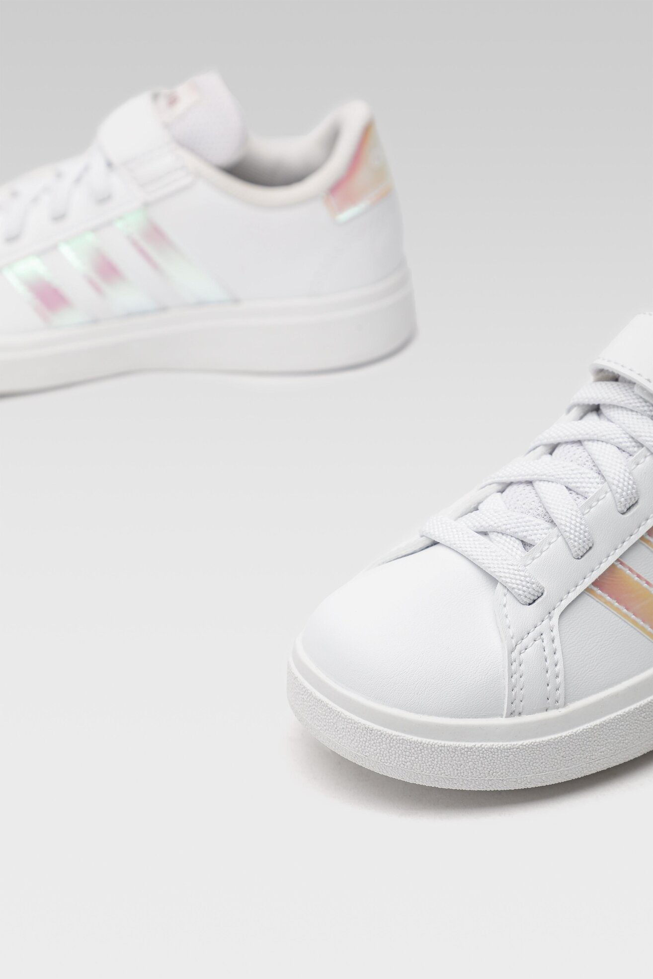 Obuwie sportowe adidas GRAND COURT 2.0 EL K GY2327 Biały - CCC.eu