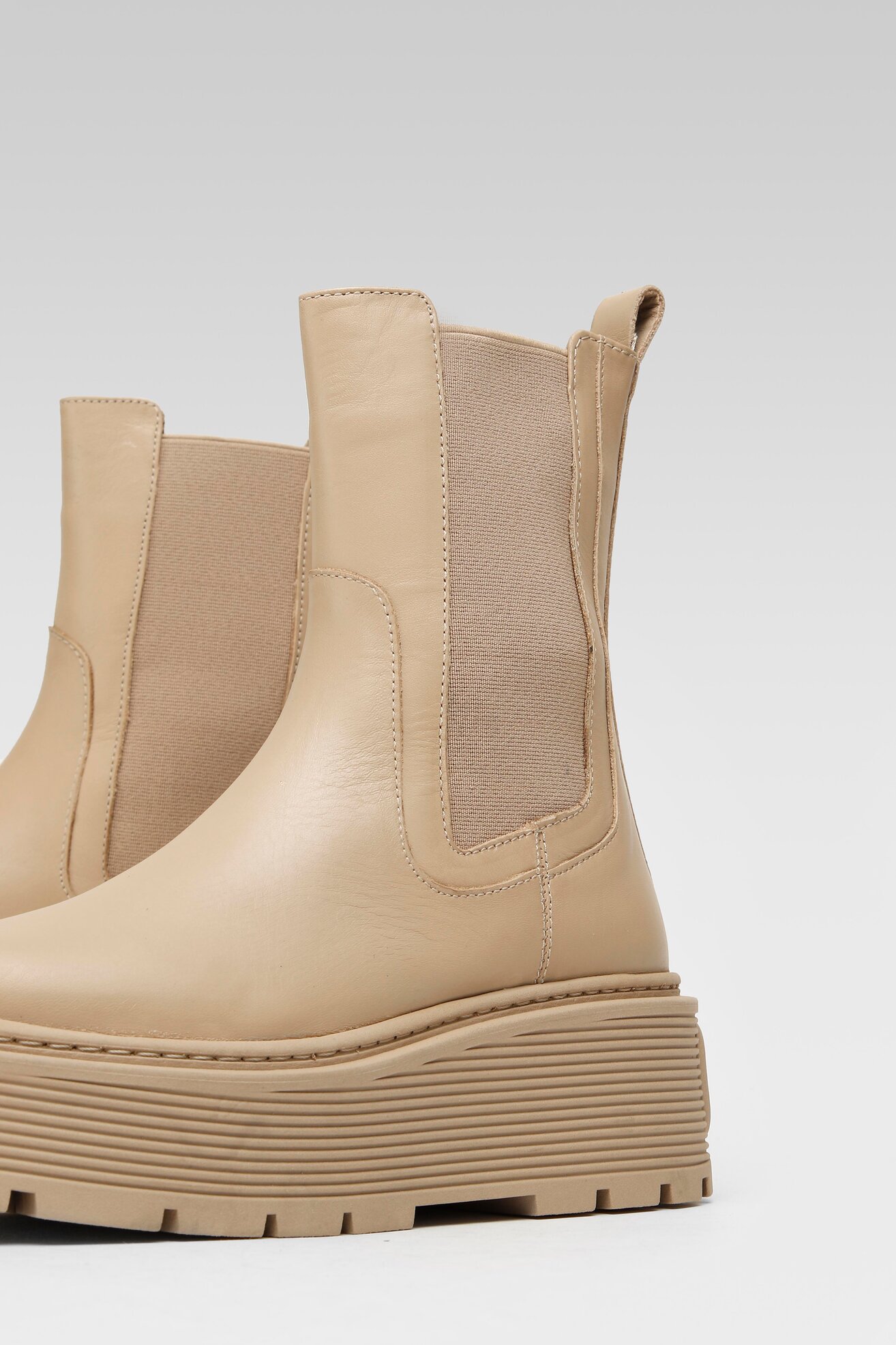 Botki Badura 222FW182 Beżowy - CCC.eu