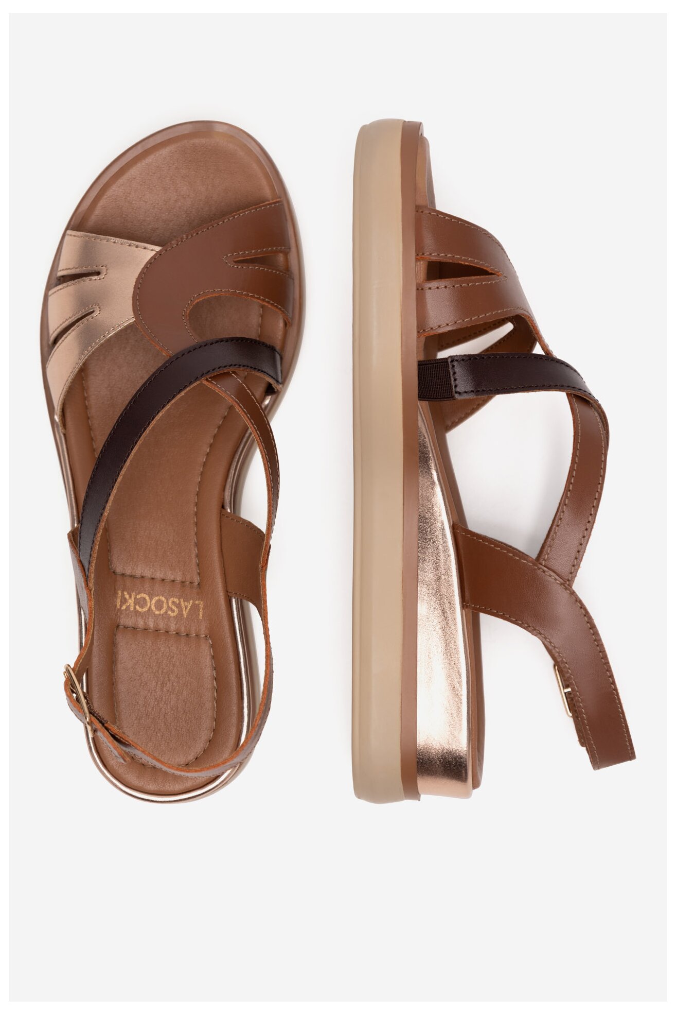 Sandały Lasocki WI23-MINT-04 Camel - CCC.eu