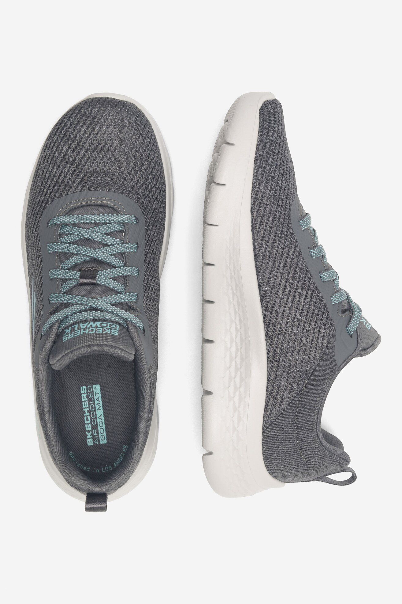 Obuwie sportowe Skechers GO WALK FLEX 124952 CCTQ Szary - CCC.eu