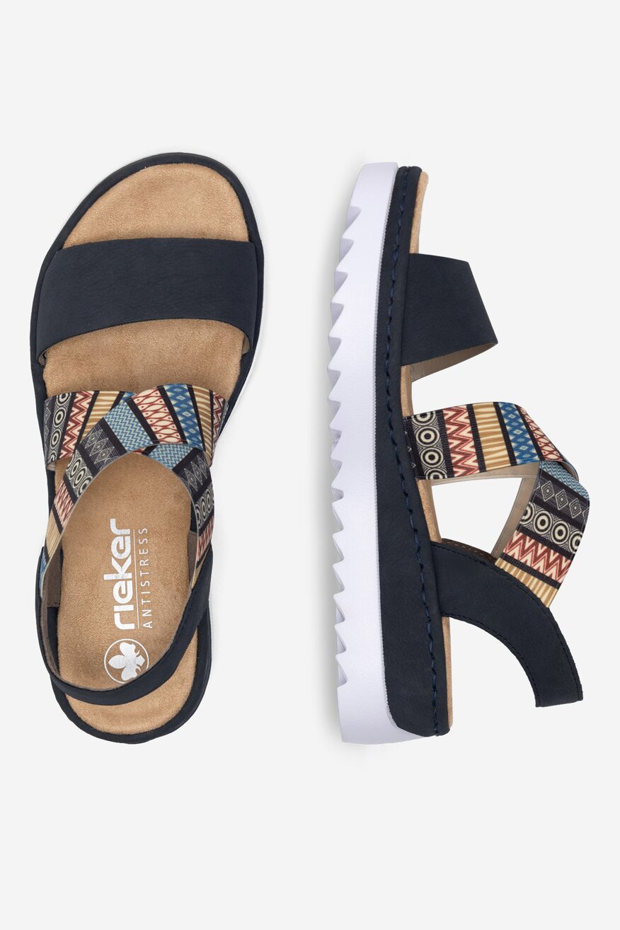 Sandały Rieker V44G8-14 Granatowy - CCC.eu