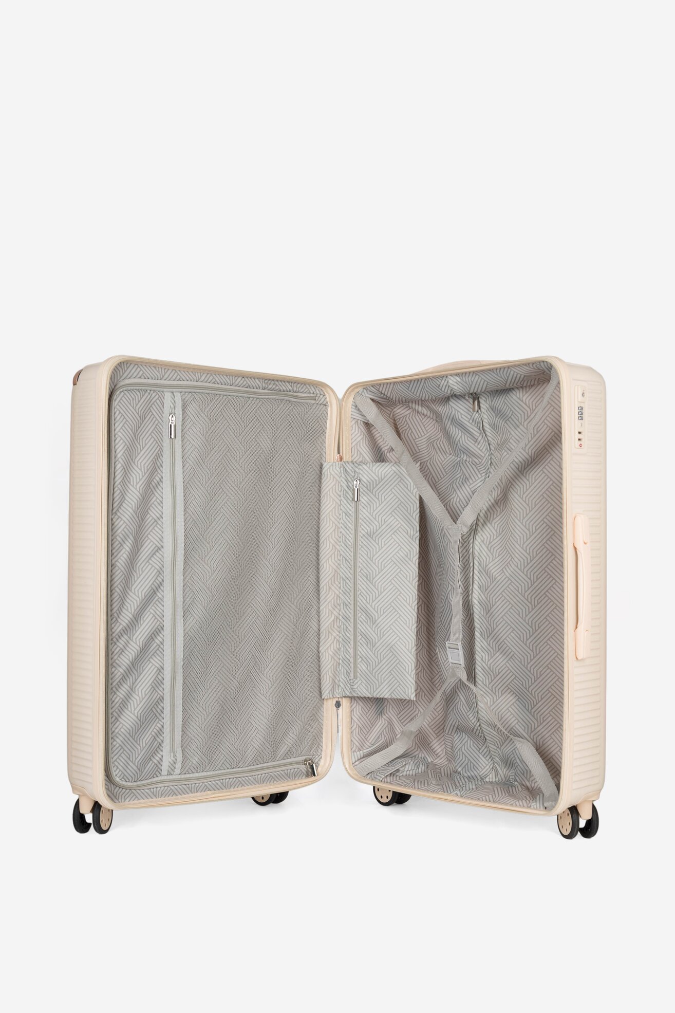 Walizka Lasocki WAS-L-001-S23 Beżowy - CCC.eu