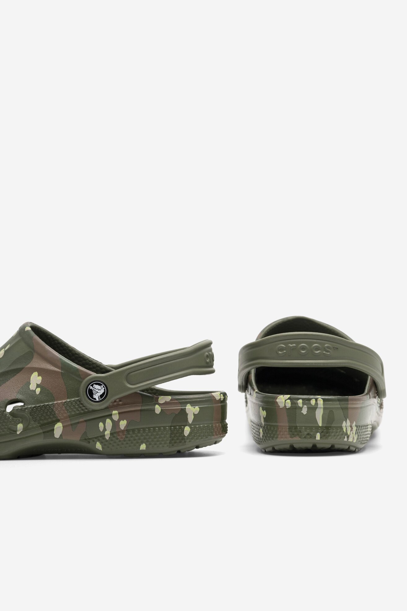 Klapki basenowe Crocs BAYA SEASONAL PRINTED CLOG 206230-309 Khaki - CCC.eu