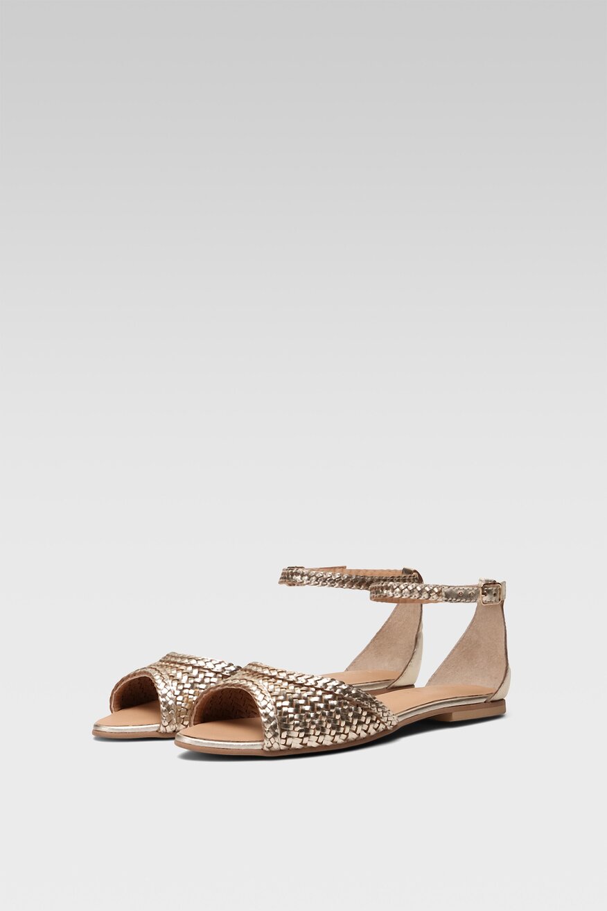 Sandały Sergio Bardi DELL-CHR-22-017-02SB Złoty - CCC.eu
