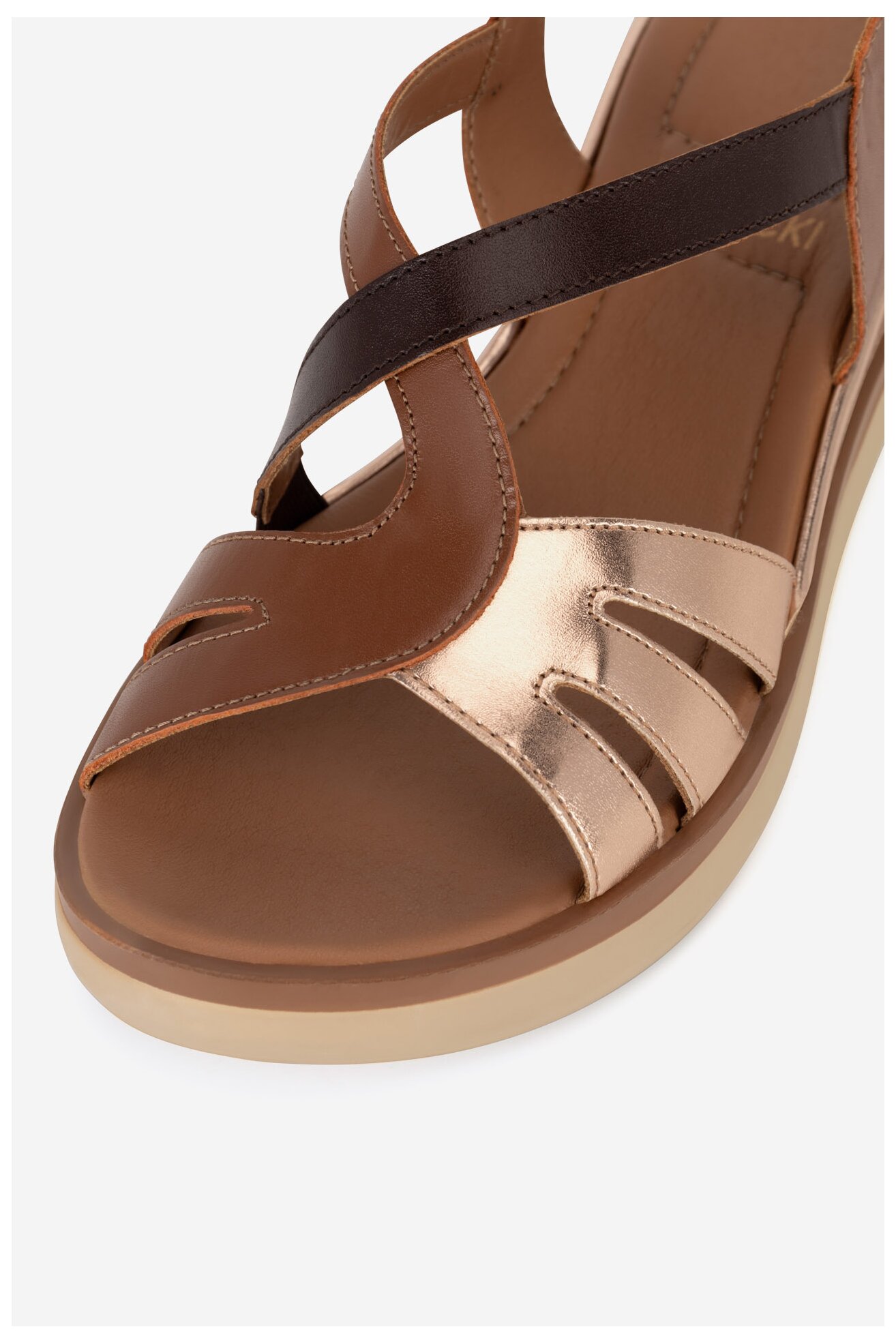 Sandały Lasocki WI23-MINT-04 Camel - CCC.eu