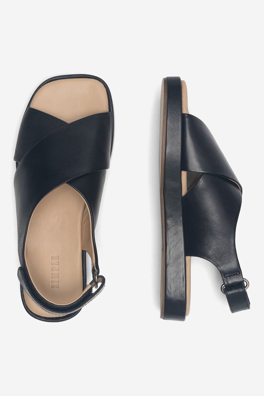 Sandale SIMPLE TARAZONA-108106 NEGRU - CCC