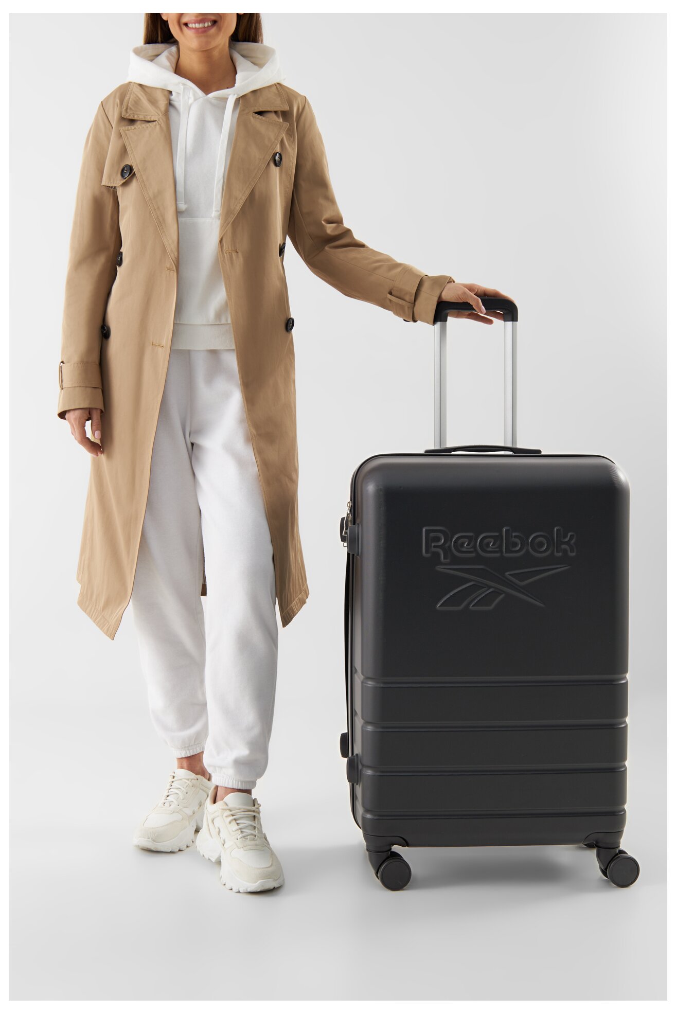 Walizka Reebok RBK-WAL-001-CCC-L Czarny - CCC.eu