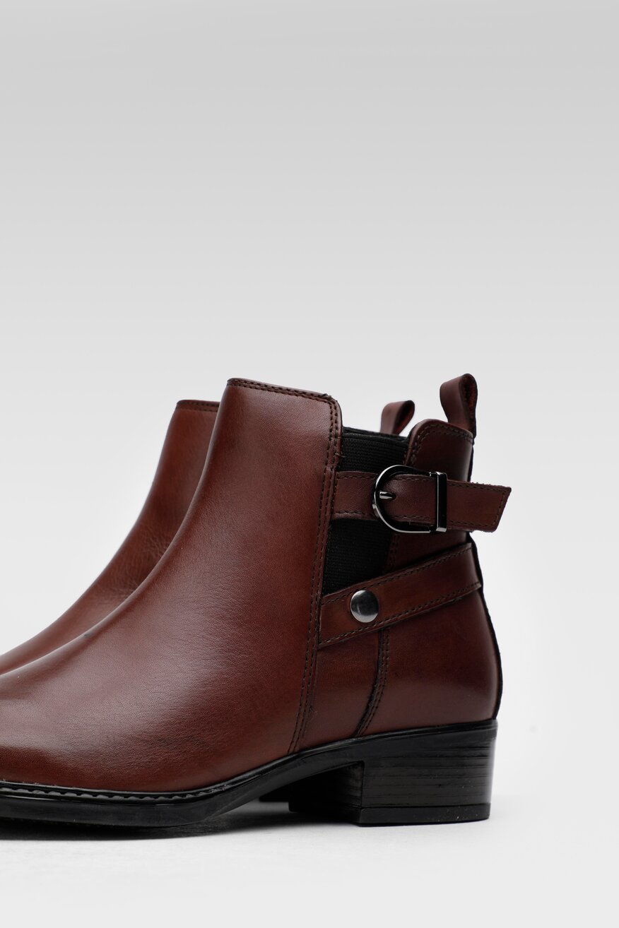 Botki Lasocki WB-ELARA-AW22-23 Bordowy - CCC.eu