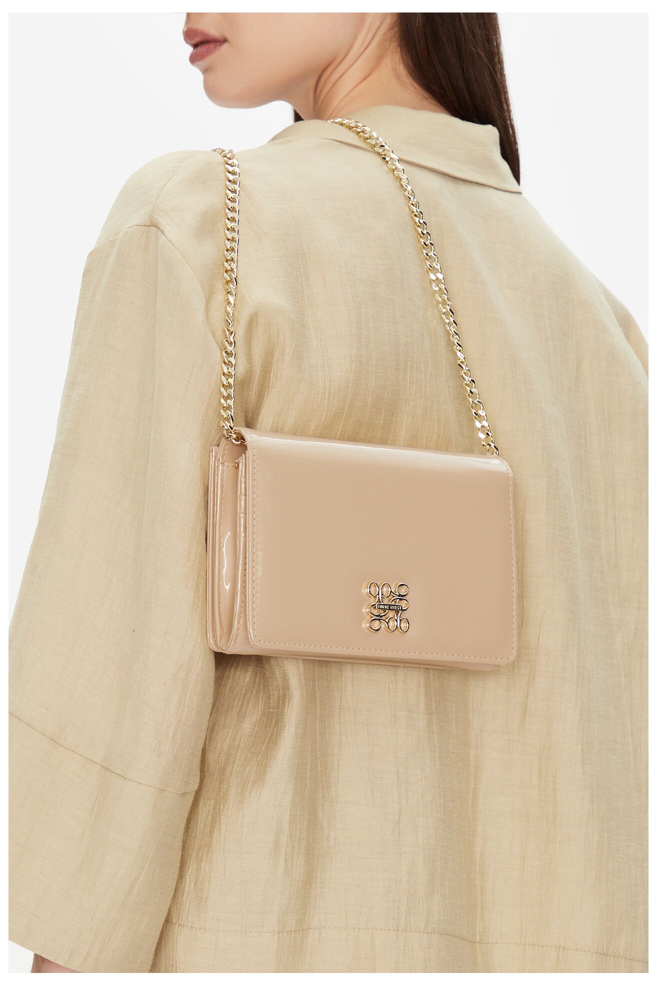 Torebka NINE WEST RZ-01 NW Beżowy - CCC.eu