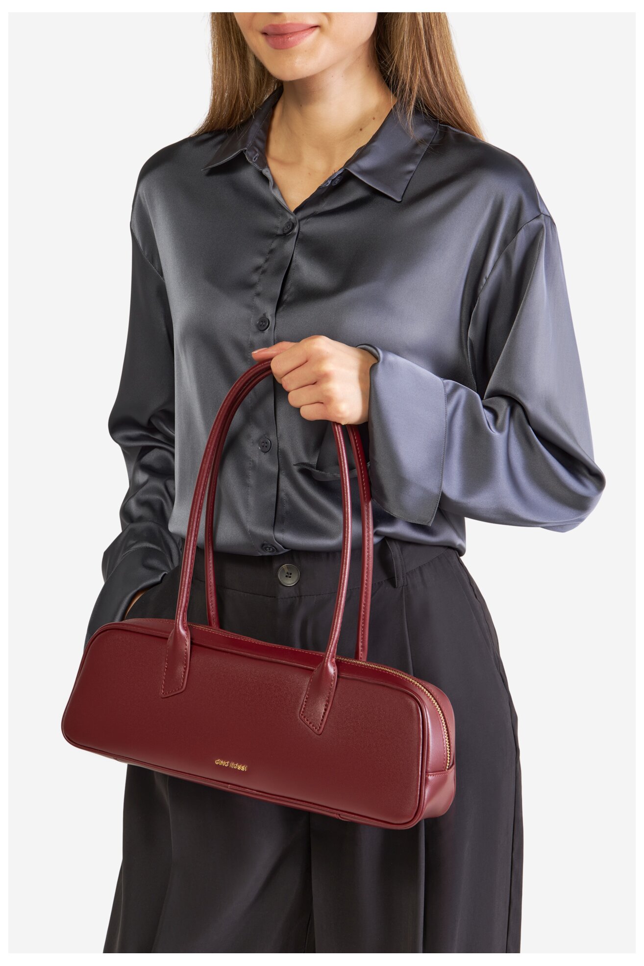 Torebka Gino Rossi CS11166-001 Bordowy - CCC.eu