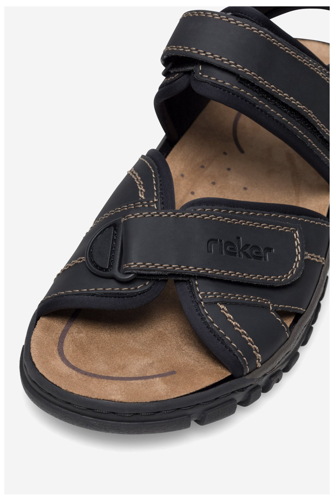 Sandale Rieker 25051-01 NEGRU - CCC