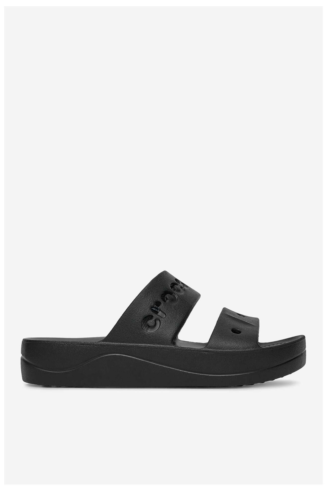 Klapki basenowe Crocs BAYA PLATFORM SANDAL 208188-001 Czarny - CCC.eu