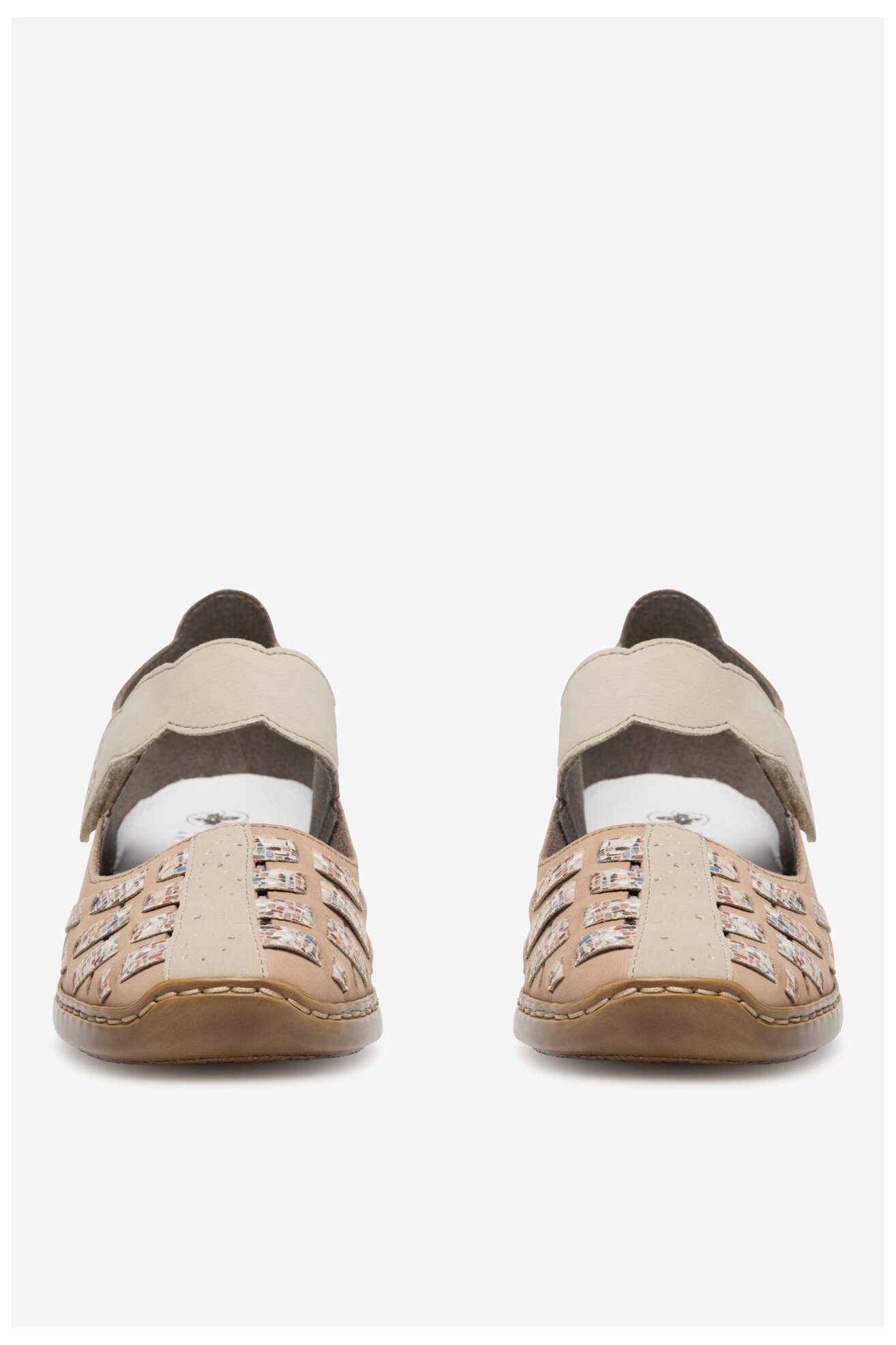 Baleriny Rieker 41369-60 Beżowy - CCC.eu