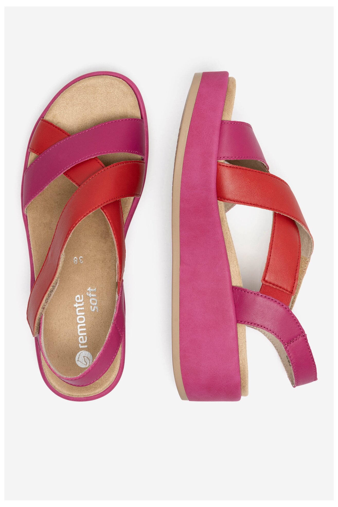 Sandały Remonte D1N52-33 Różowy - CCC.eu