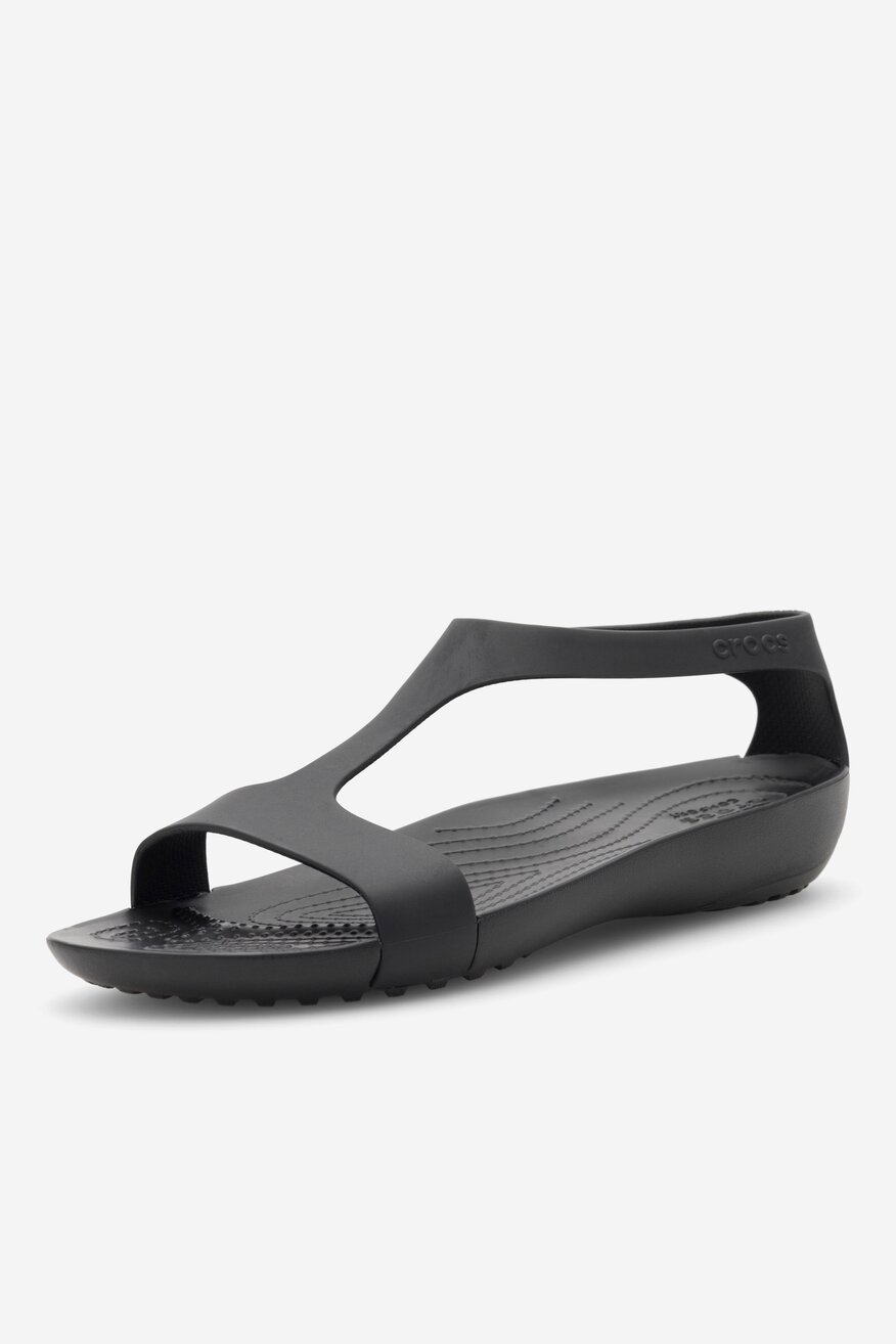 Sandały Crocs SERENA SANDAL 205469-060 Czarny - CCC.eu