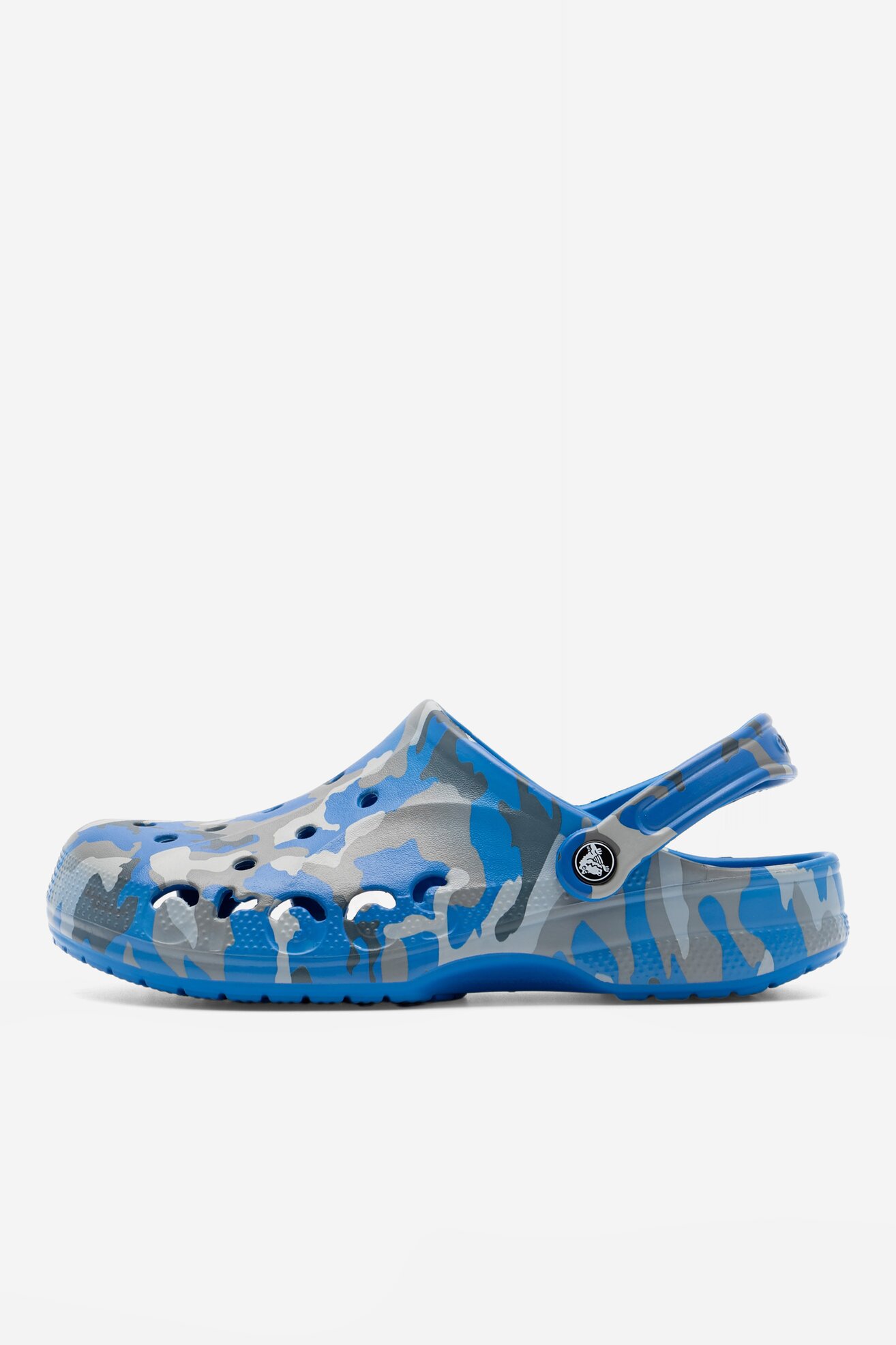 Klapki basenowe Crocs BAYA SEASONAL PRINTED CLOG 206230-4KW Niebieski ...