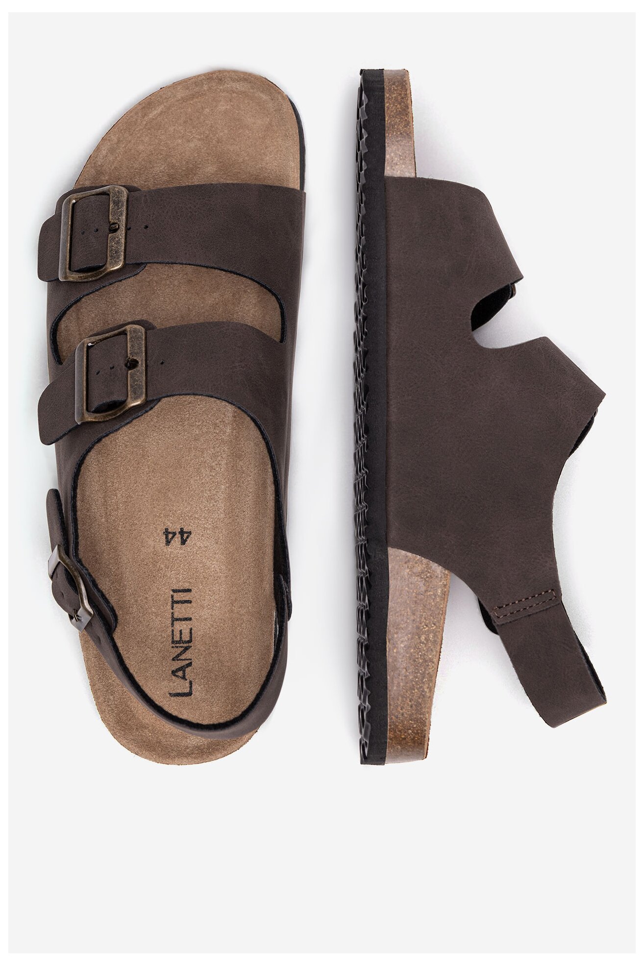 Сандалі Lanetti 7410990012 КОРИЧНЕВИЙ - ccc.eu/ua