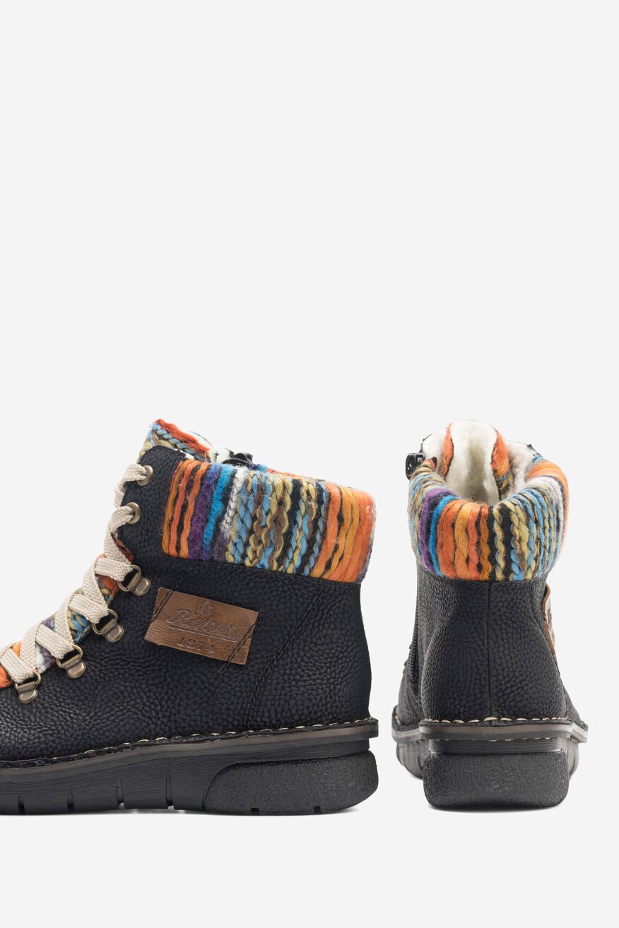 Duboke cipele Rieker 73343-00 CRNA - ccc.eu/rs