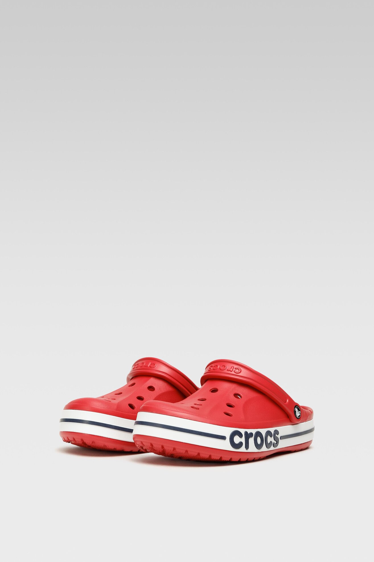 Klapki basenowe Crocs BAYABAND CLOG 205089-6HC Czerwony - CCC.eu