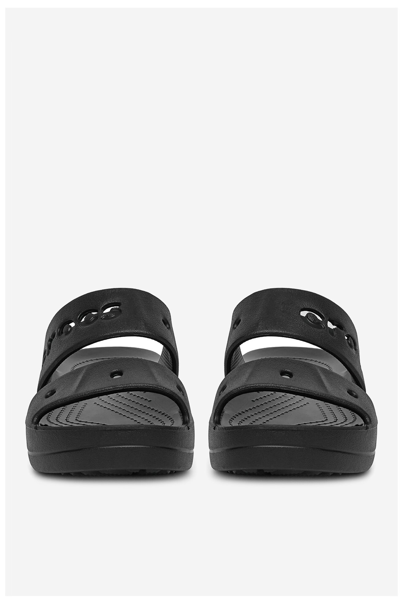 Klapki basenowe Crocs BAYA PLATFORM SANDAL 208188-001 Czarny - CCC.eu