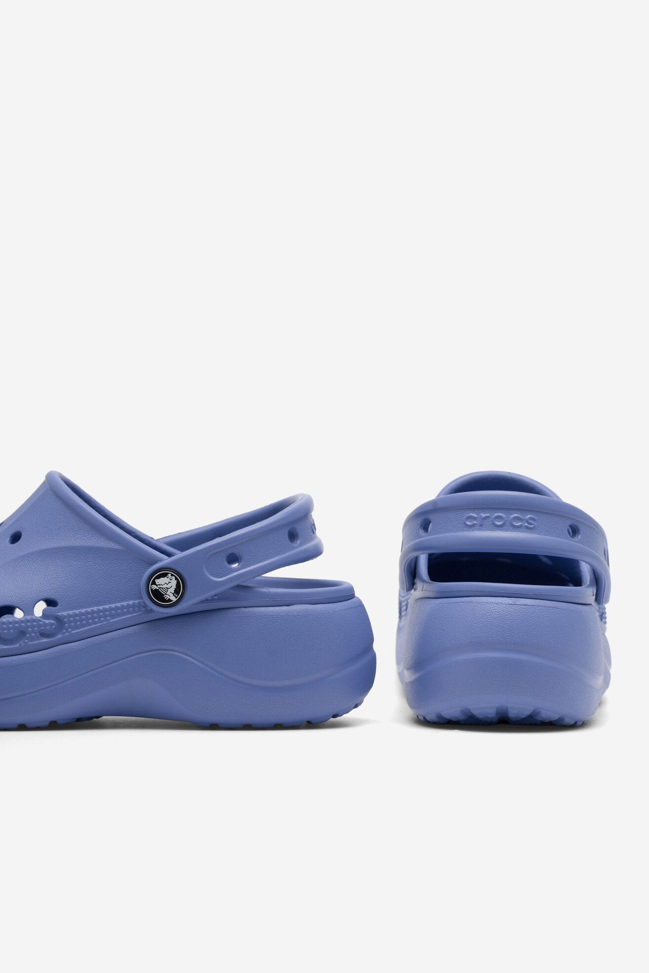 Klapki basenowe Crocs BAYA PLATFORM CLOG 208186-434 NEW Fioletowy - CCC.eu