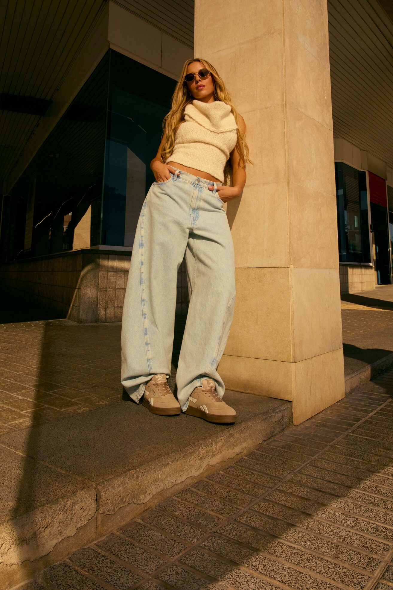 Obuwie sportowe Reebok FORTE LOUNGER DOUBLE UP AR30255WTCC Brązowy - CCC.eu