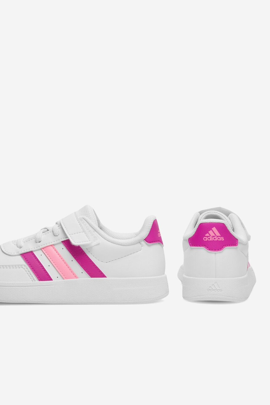 Obuwie sportowe adidas BREAKNET 2,0 EL K HP8966 Biały - CCC.eu