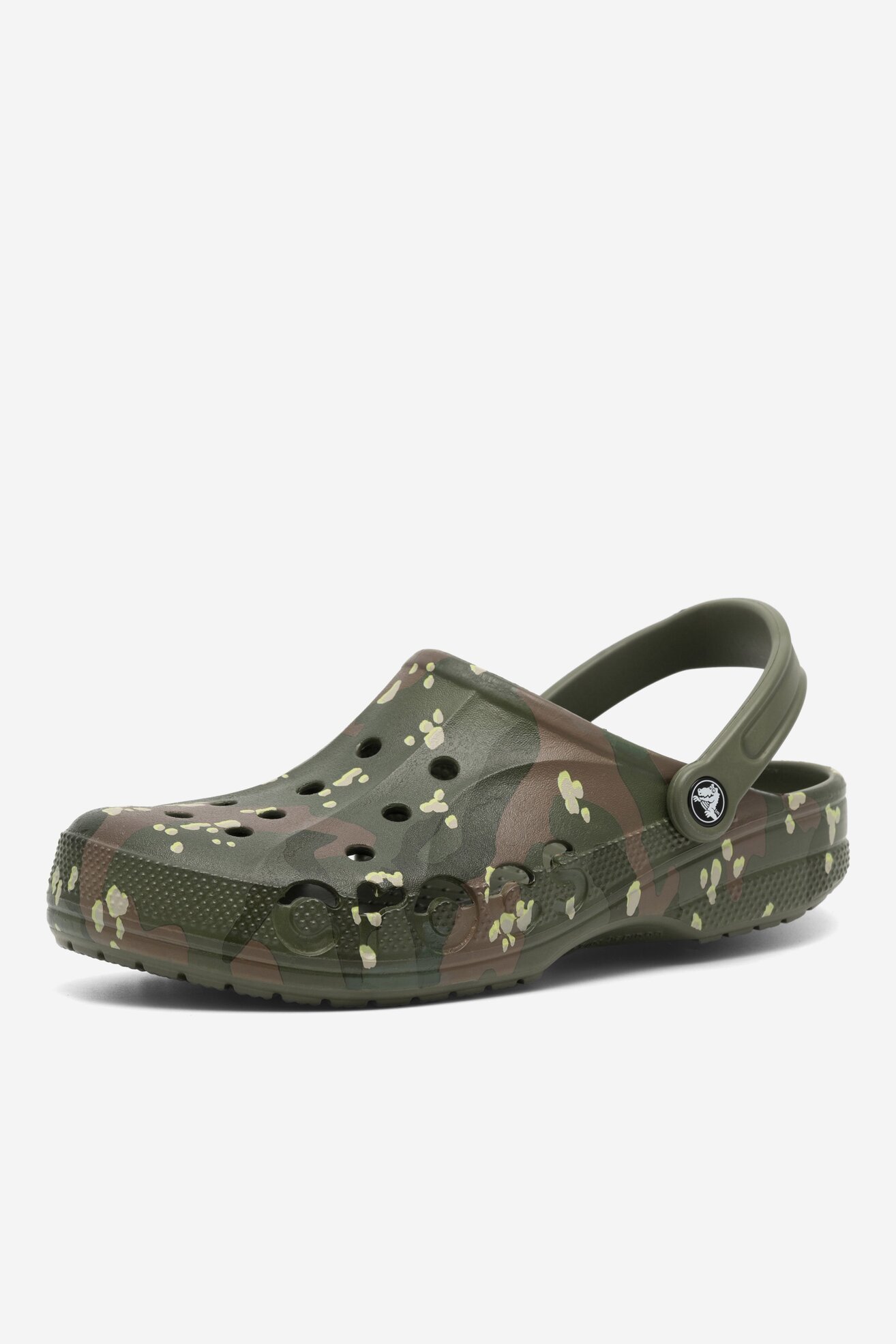 Klapki basenowe Crocs BAYA SEASONAL PRINTED CLOG 206230-309 Khaki - CCC.eu
