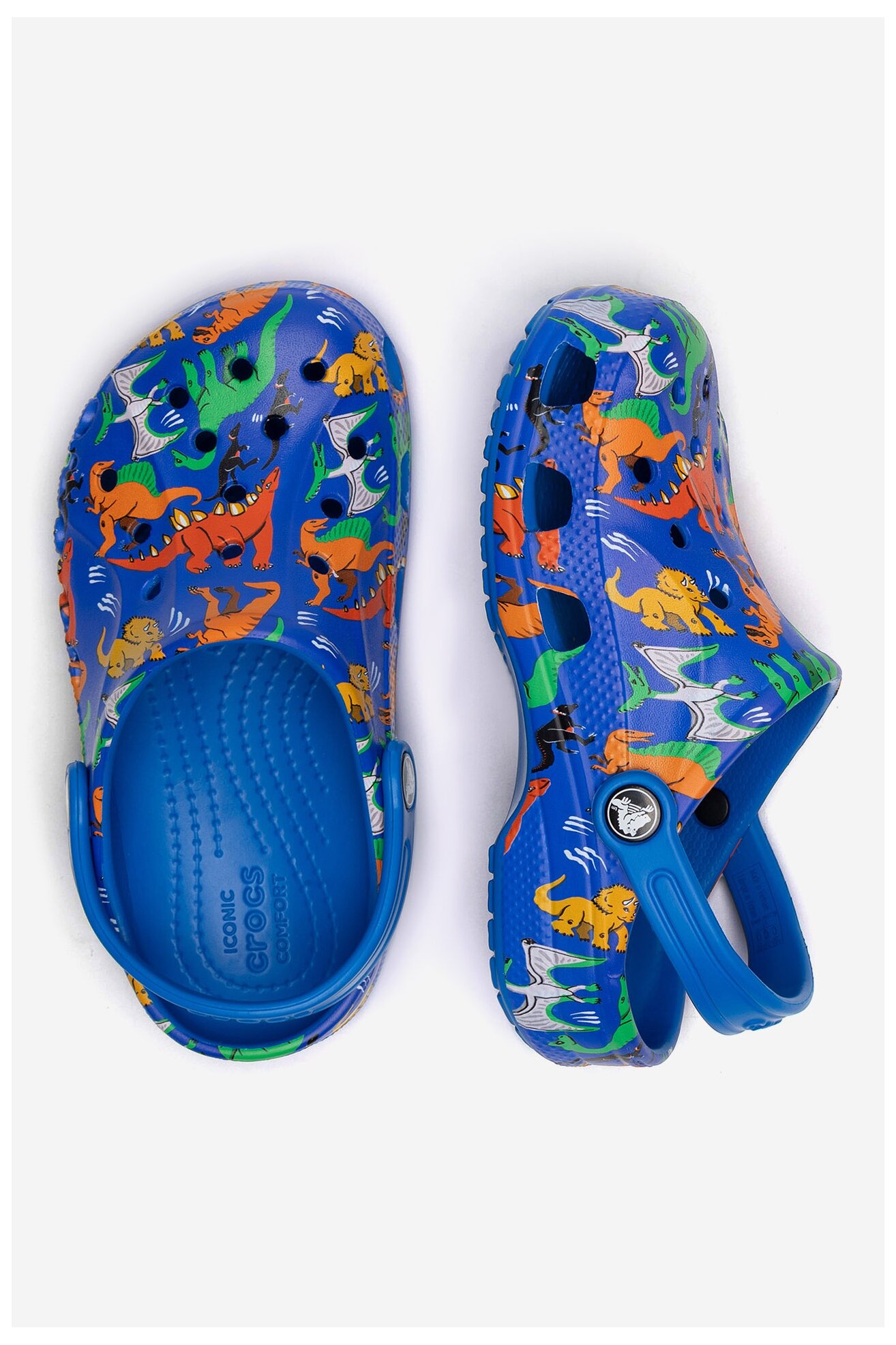 Klapki basenowe Crocs BAYA CLOG KIDS 209728-4JL Niebieski - CCC.eu