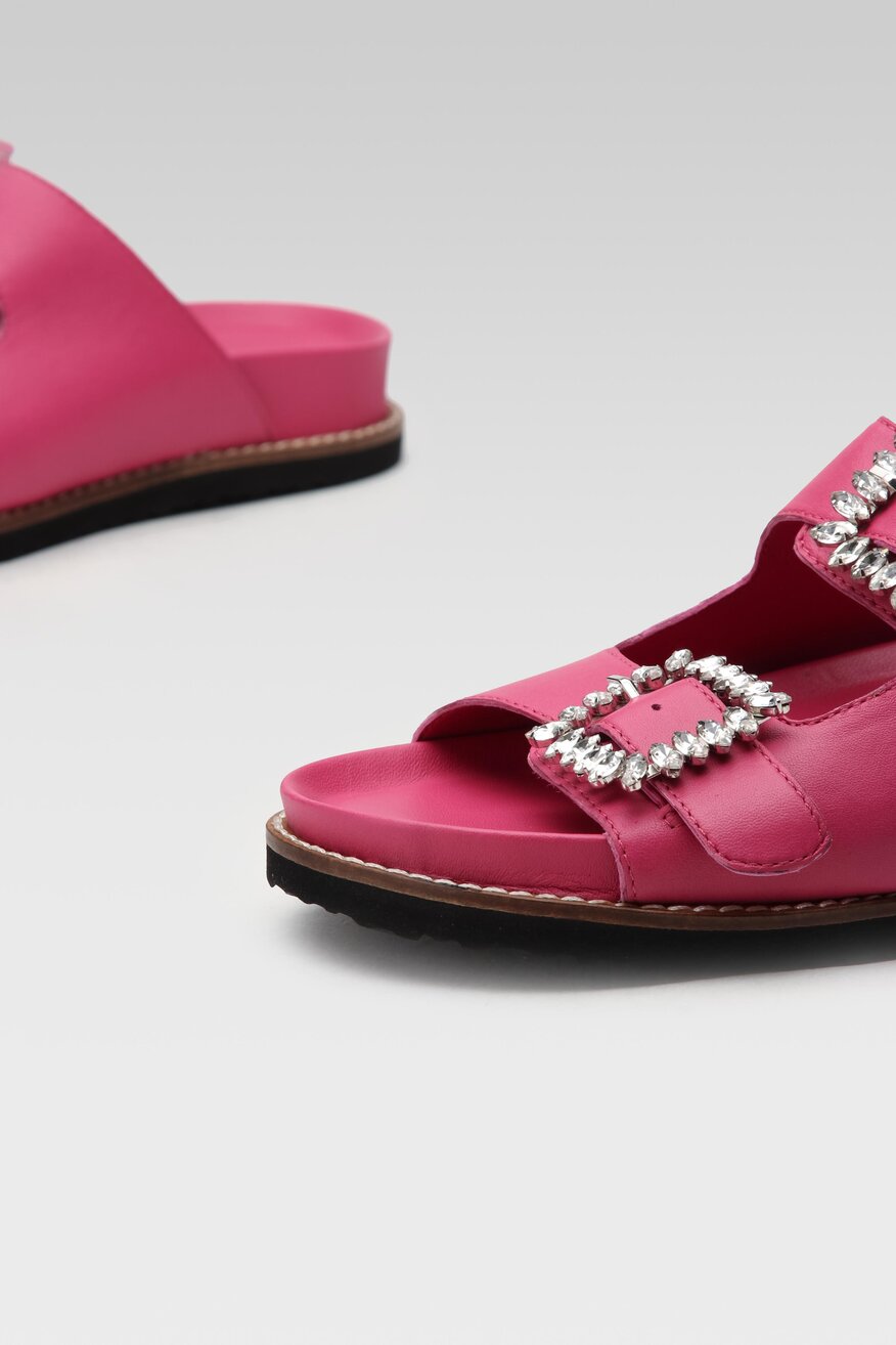 Klapki Sergio Bardi DELL-CHV-23L-37-02SB Różowy ciemny - CCC.eu