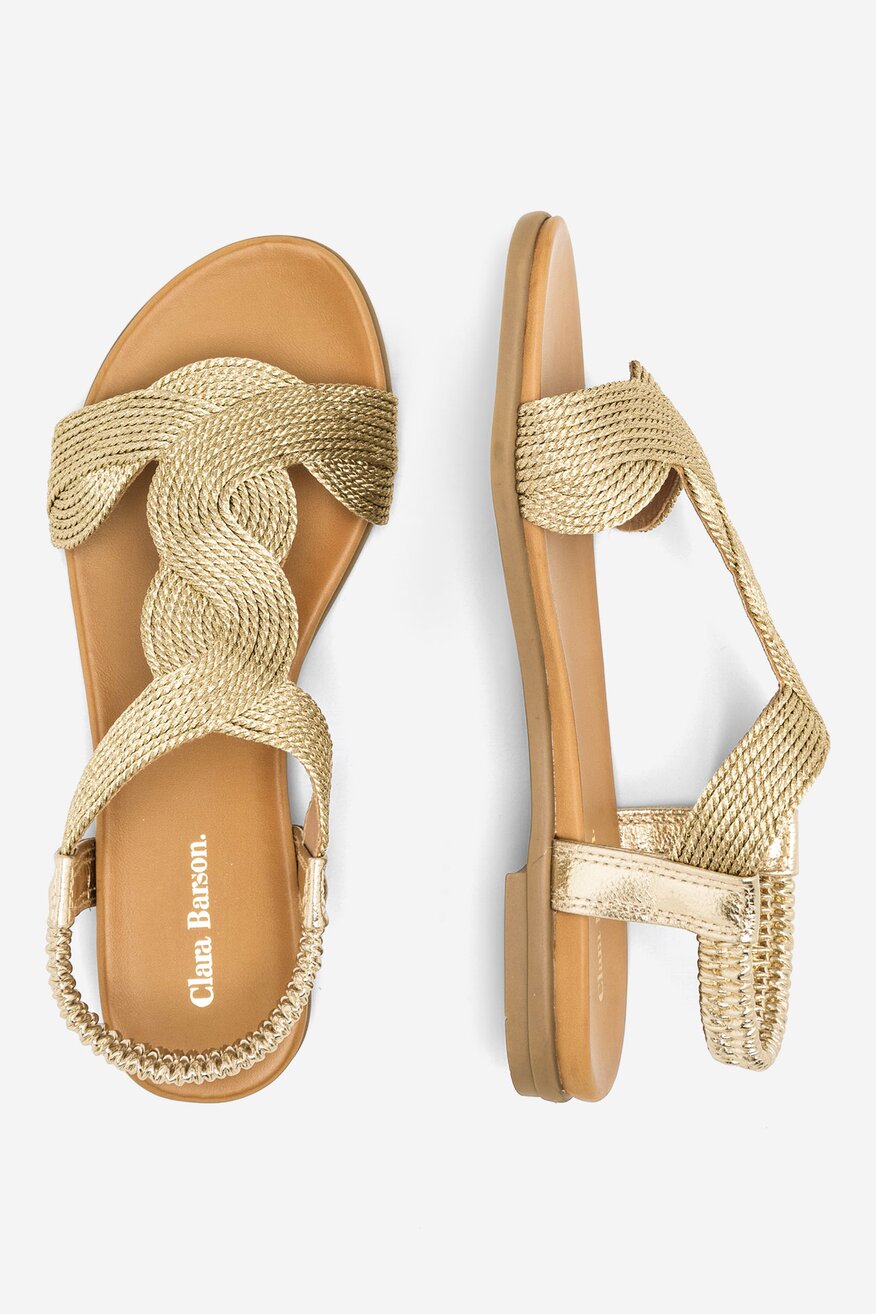 Sandały Clara Barson CASSIE WS120703-01 Złoty - CCC.eu