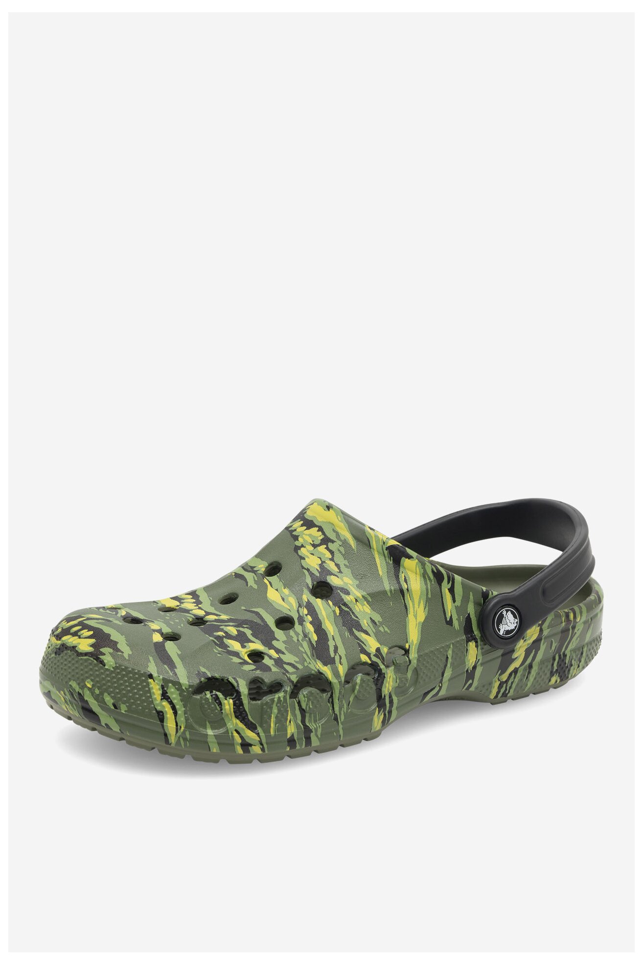 Klapki basenowe Crocs BAYA SEASONAL PRINTED CLOG 206230-9CX Zielony ...
