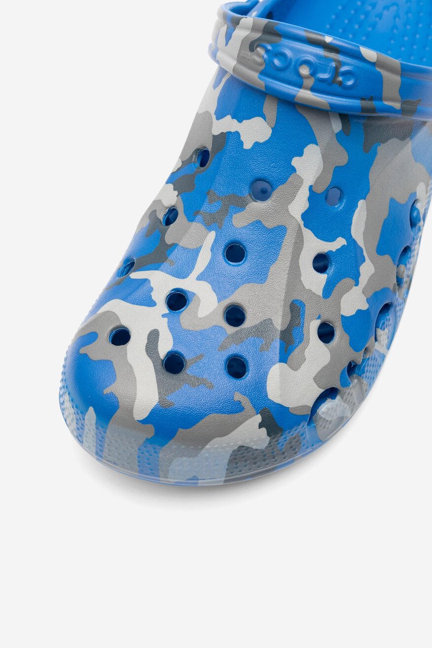 Klapki basenowe Crocs BAYA SEASONAL PRINTED CLOG 206230-4KW Niebieski ...