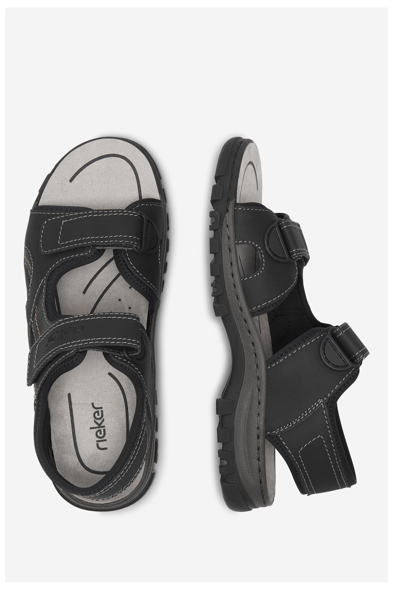 Sandale Rieker 25053-00 NEGRU - CCC