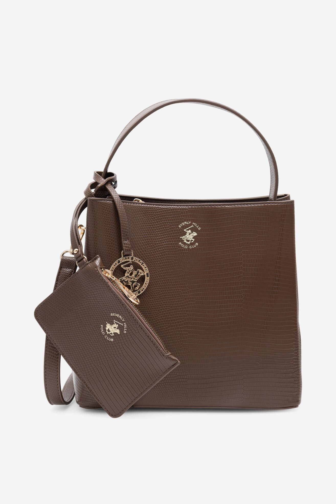 Torebka Beverly Hills Polo Club BHPC-W-04-A23 Brązowy - CCC.eu