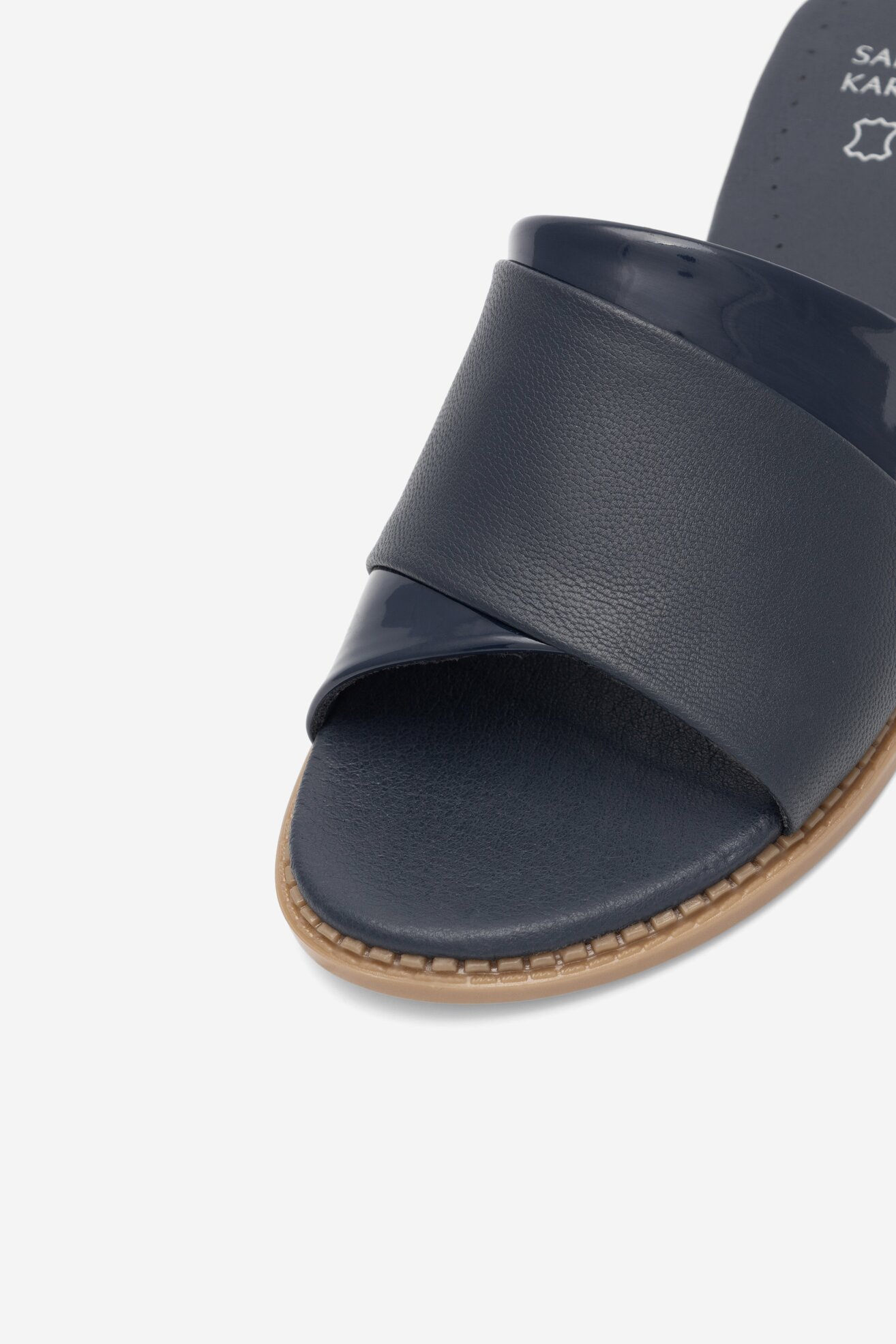 Klapki Sarah Karen EST-FIONA-04 Granatowy - CCC.eu