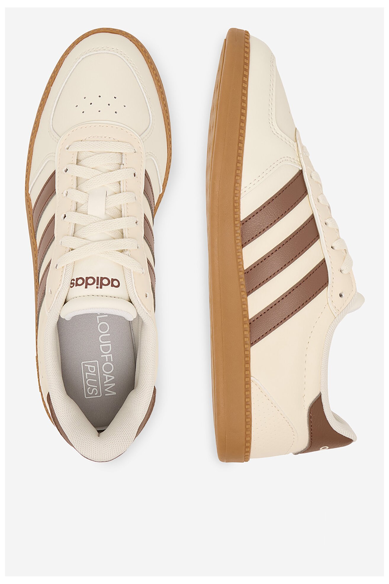 Obuwie sportowe adidas CWB-BREAKNET SLEEK KK2207 Kremowy - CCC.eu
